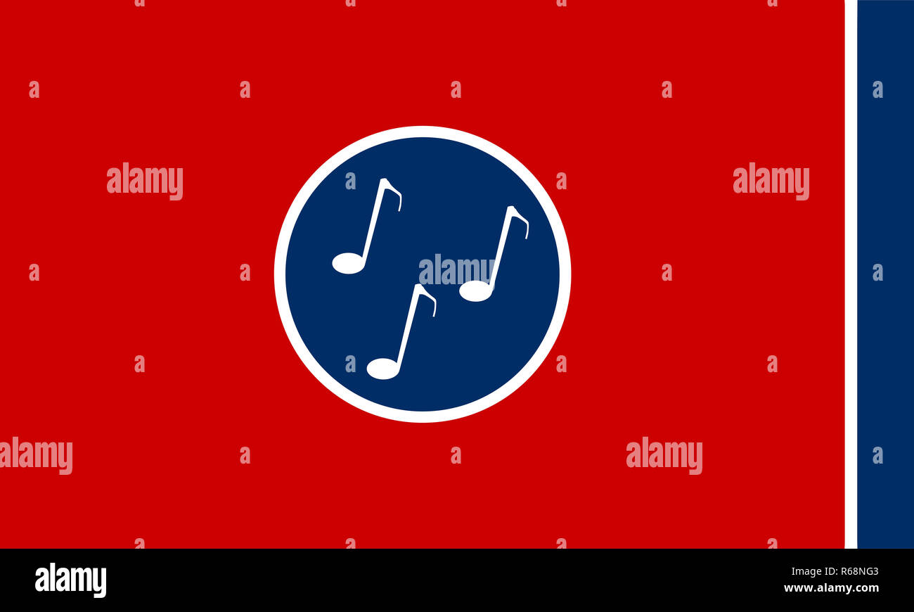 Musical Flag of Tennessee Stock Photo - Alamy