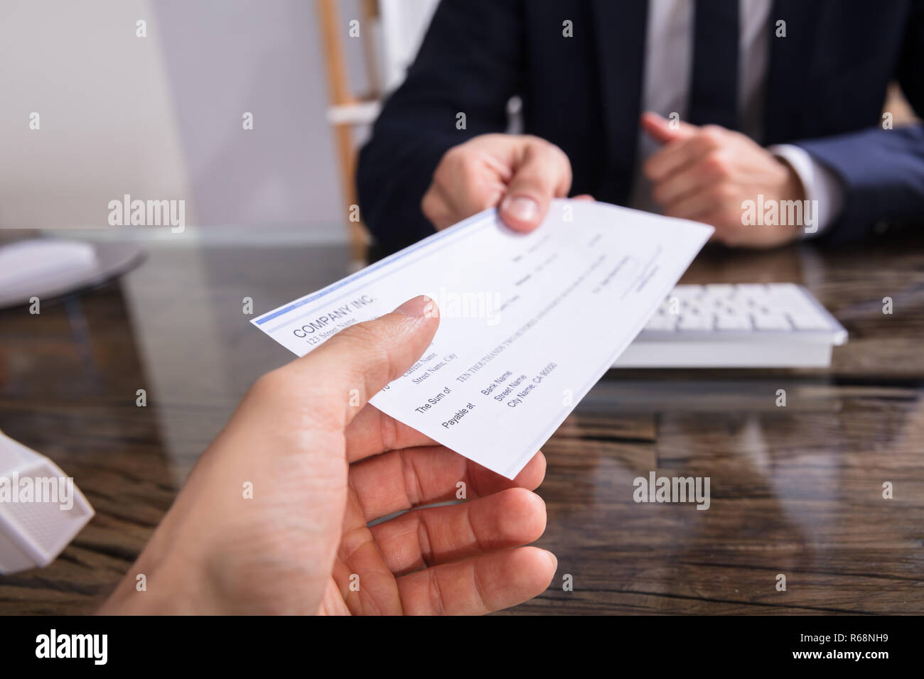 My first pay check hi-res stock photography and images - Alamy