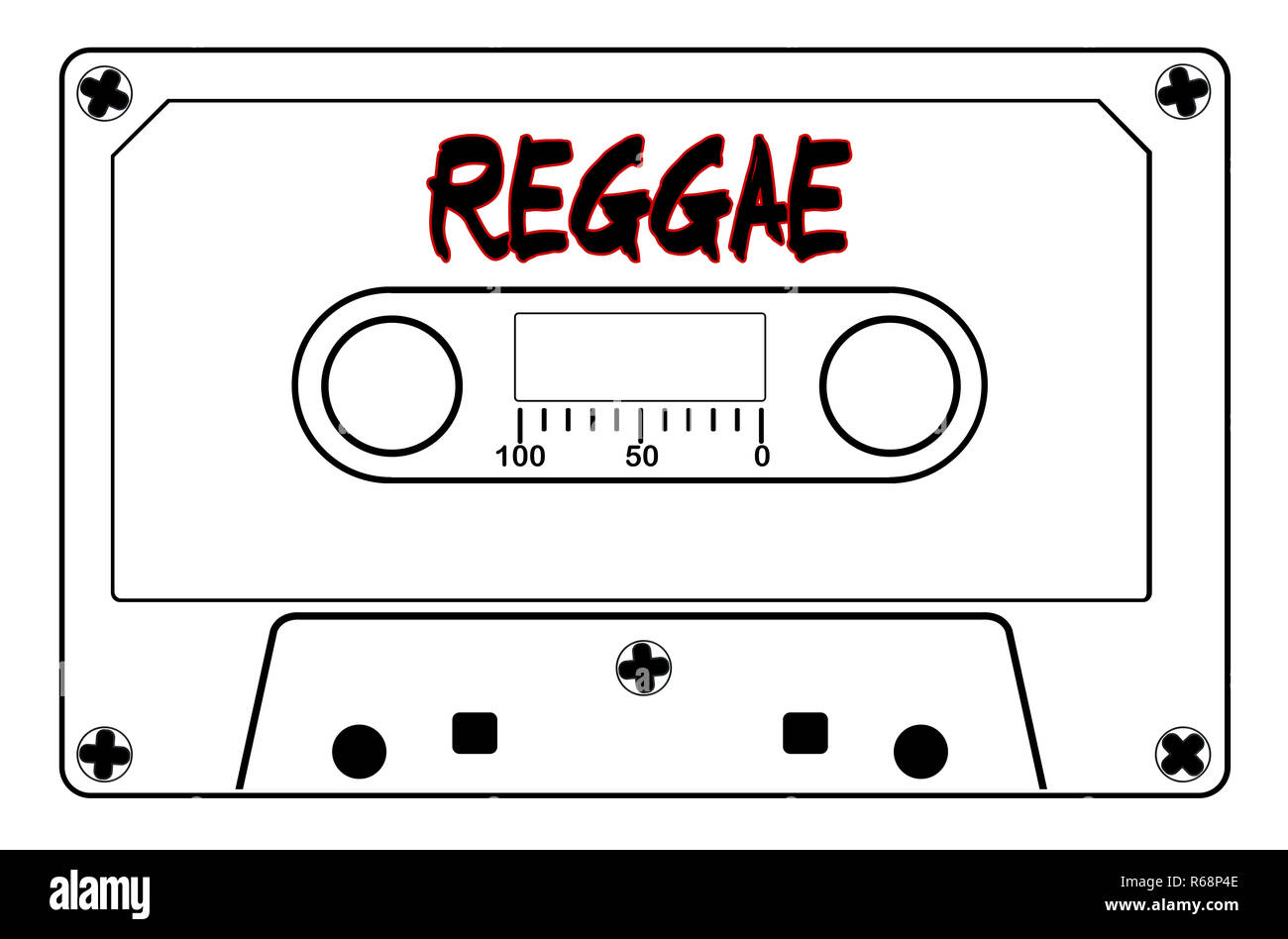 Reggae Music Tape Cassette Stock Photo - Alamy
