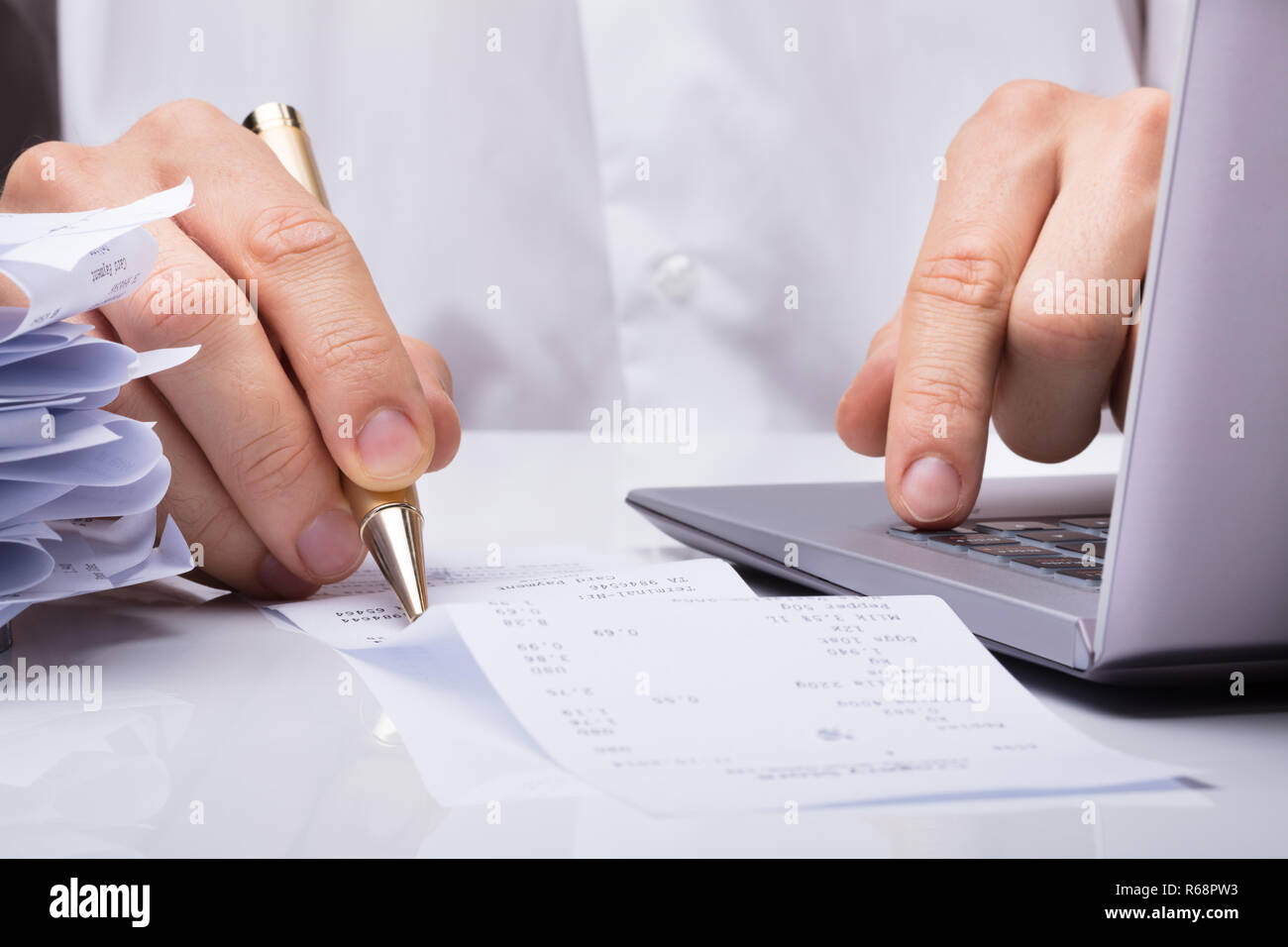 Receipt sample hi-res stock photography and images - Alamy