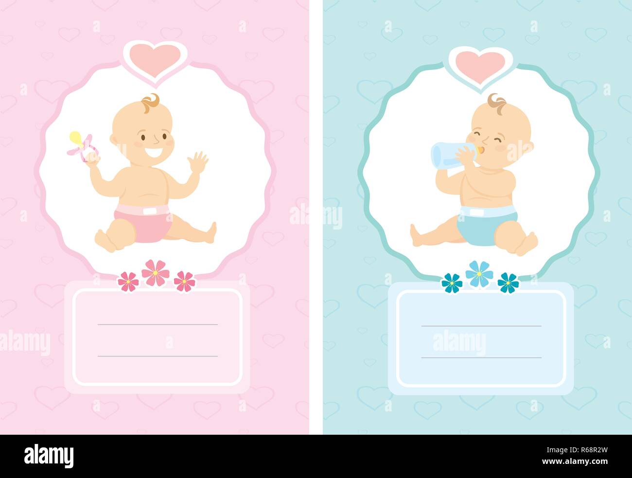 Cartoon people new born baby hi-res stock photography and images - Alamy