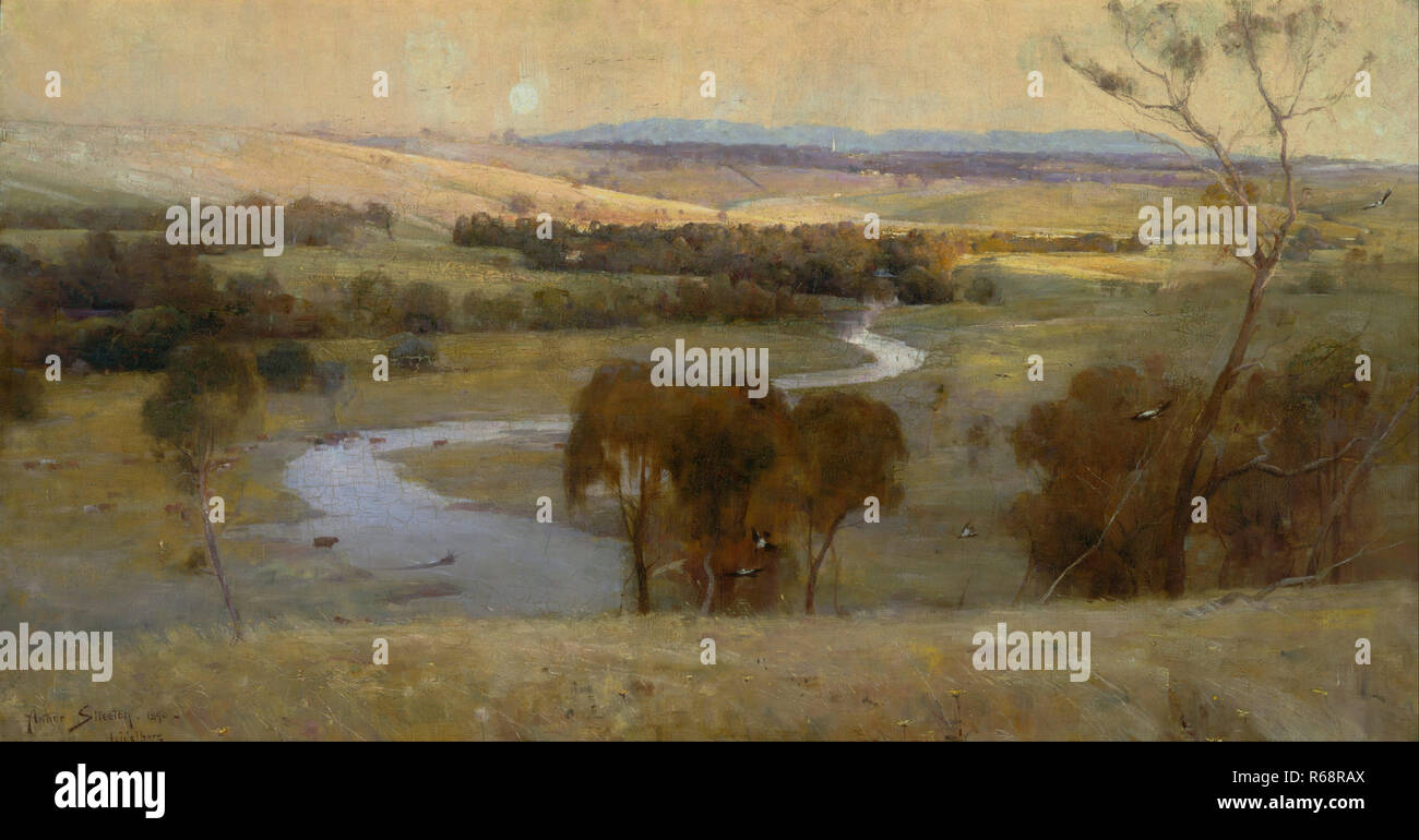 Still glides the stream, streeton hi-res stock photography and images ...