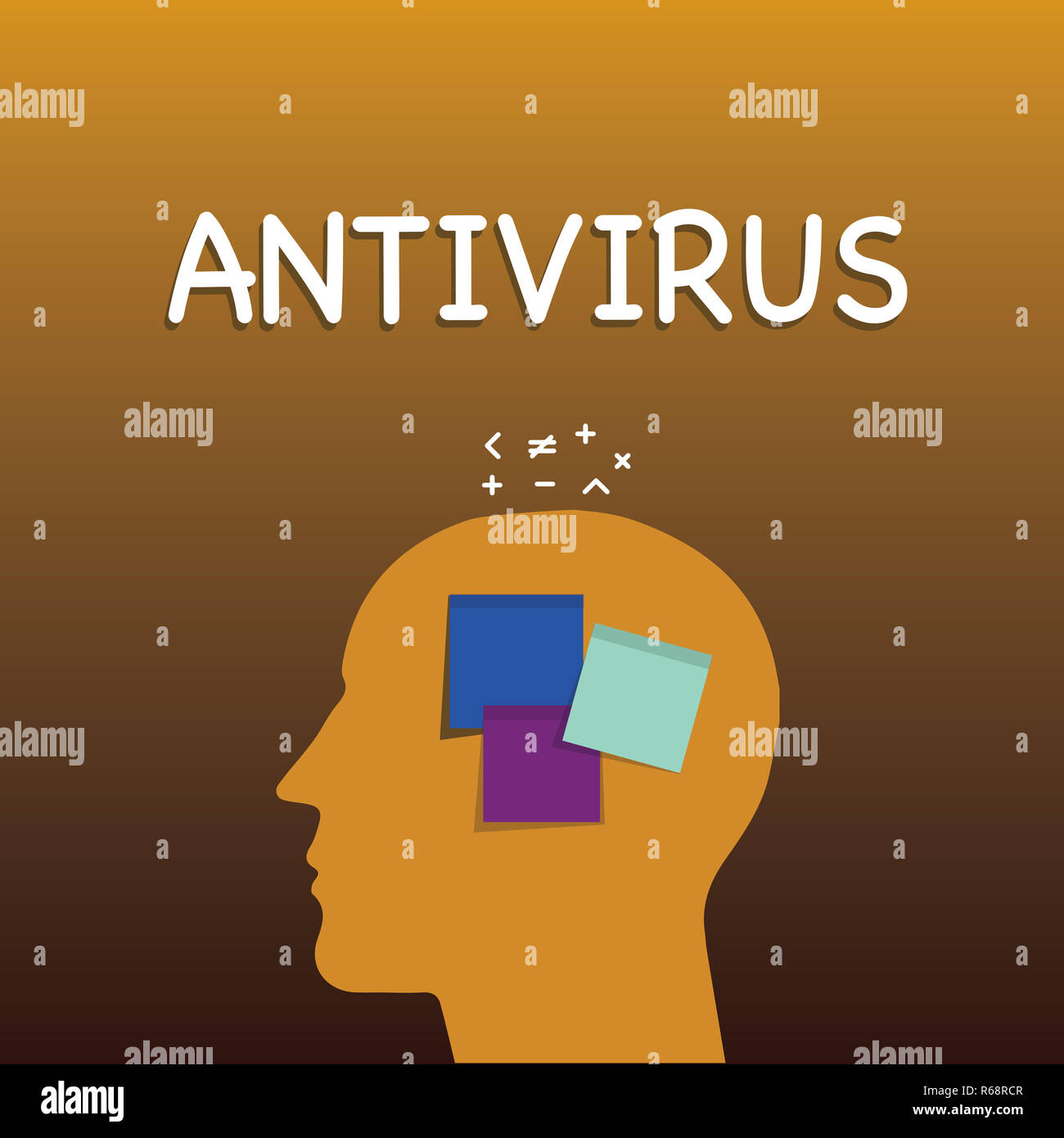 Writing note showing Antivirus. Business photo showcasing software ...