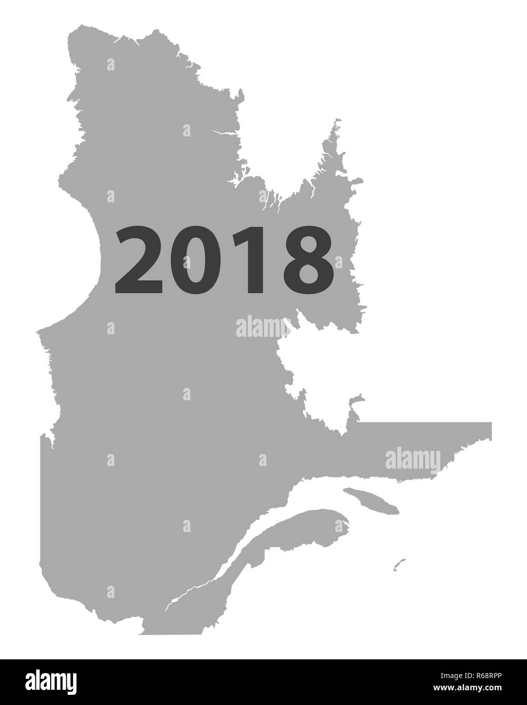 Map of quebec Black and White Stock Photos & Images - Alamy