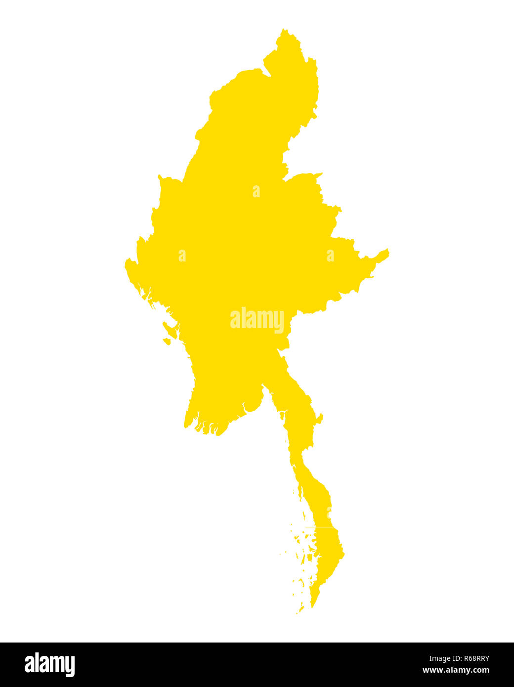 map of myanmar Stock Photo - Alamy