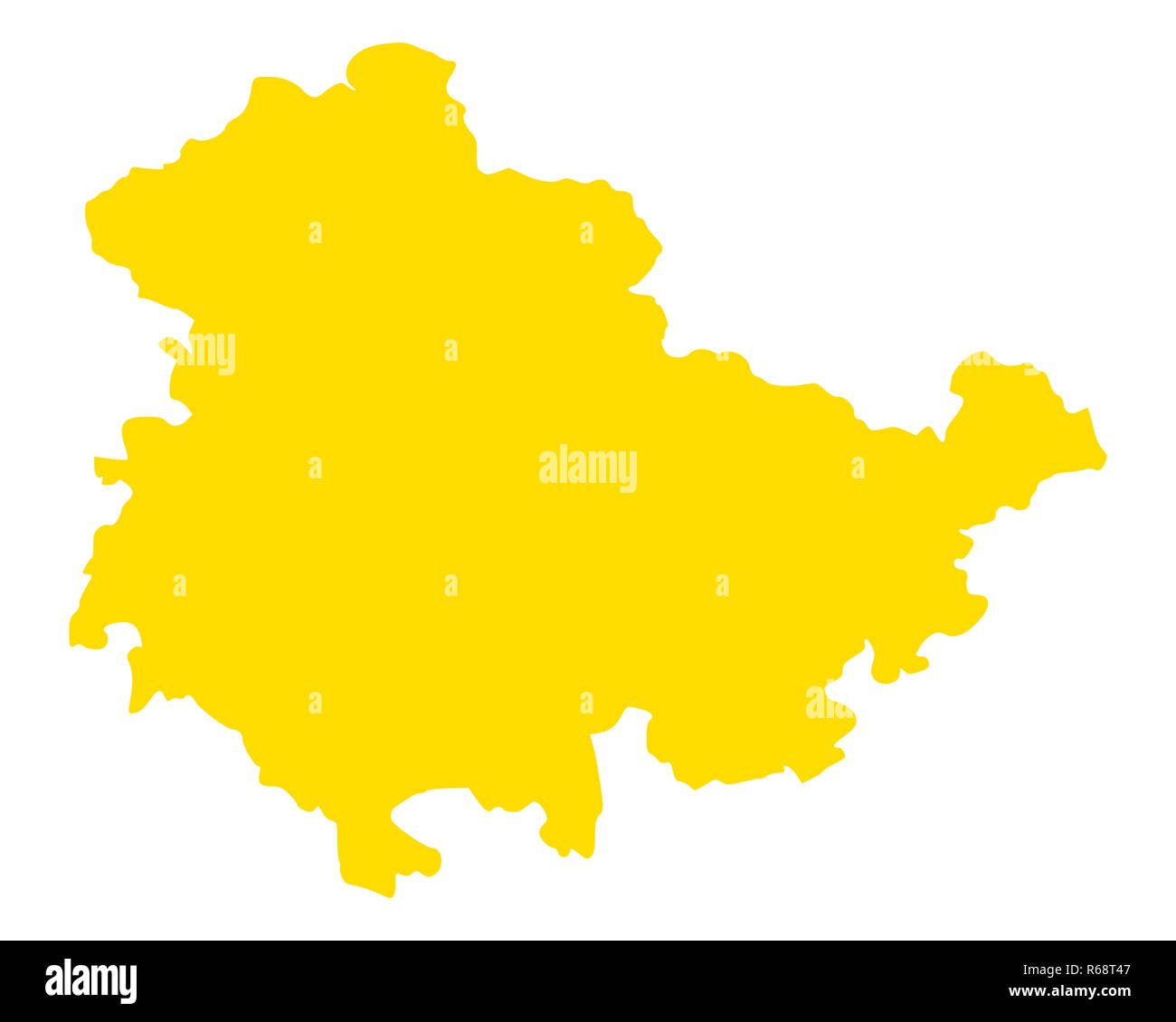 map of thuringia Stock Photo - Alamy