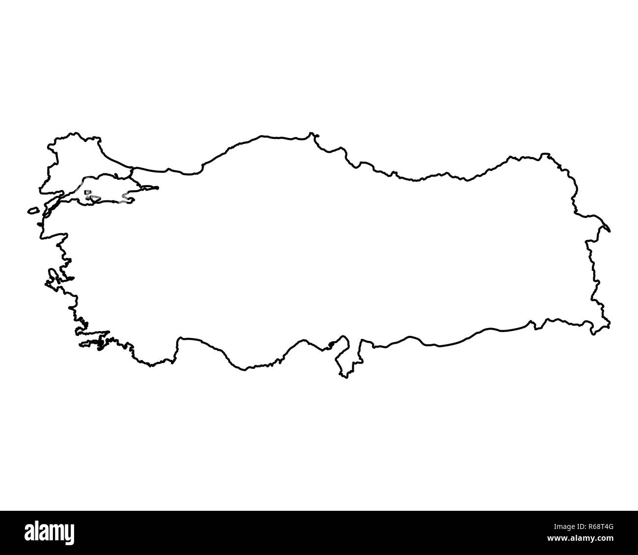 Turkey cartography hi-res stock photography and images - Alamy