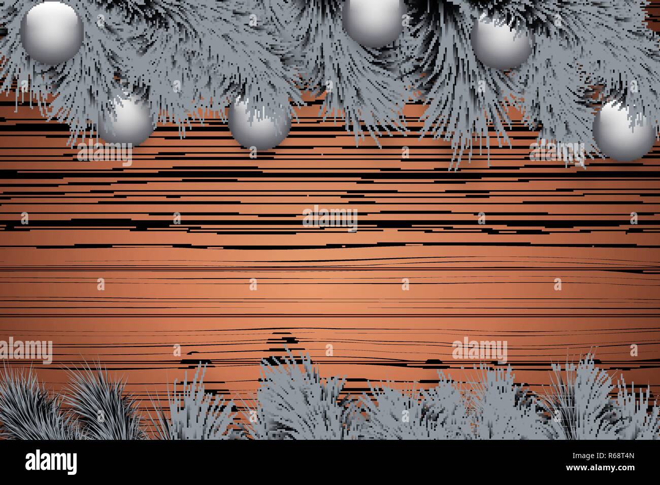 Christmas snow tree merry Stock Vector Images - Alamy