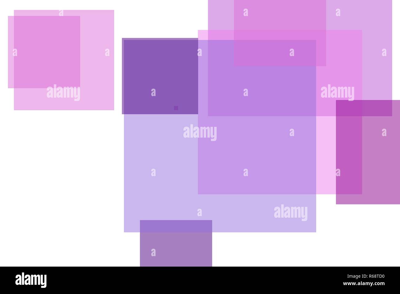 Abstract violet squares illustration background Stock Photo - Alamy