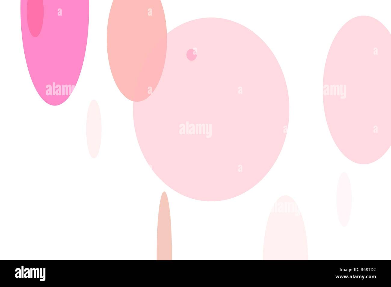 Abstract pink ellipses illustration background Stock Photo - Alamy
