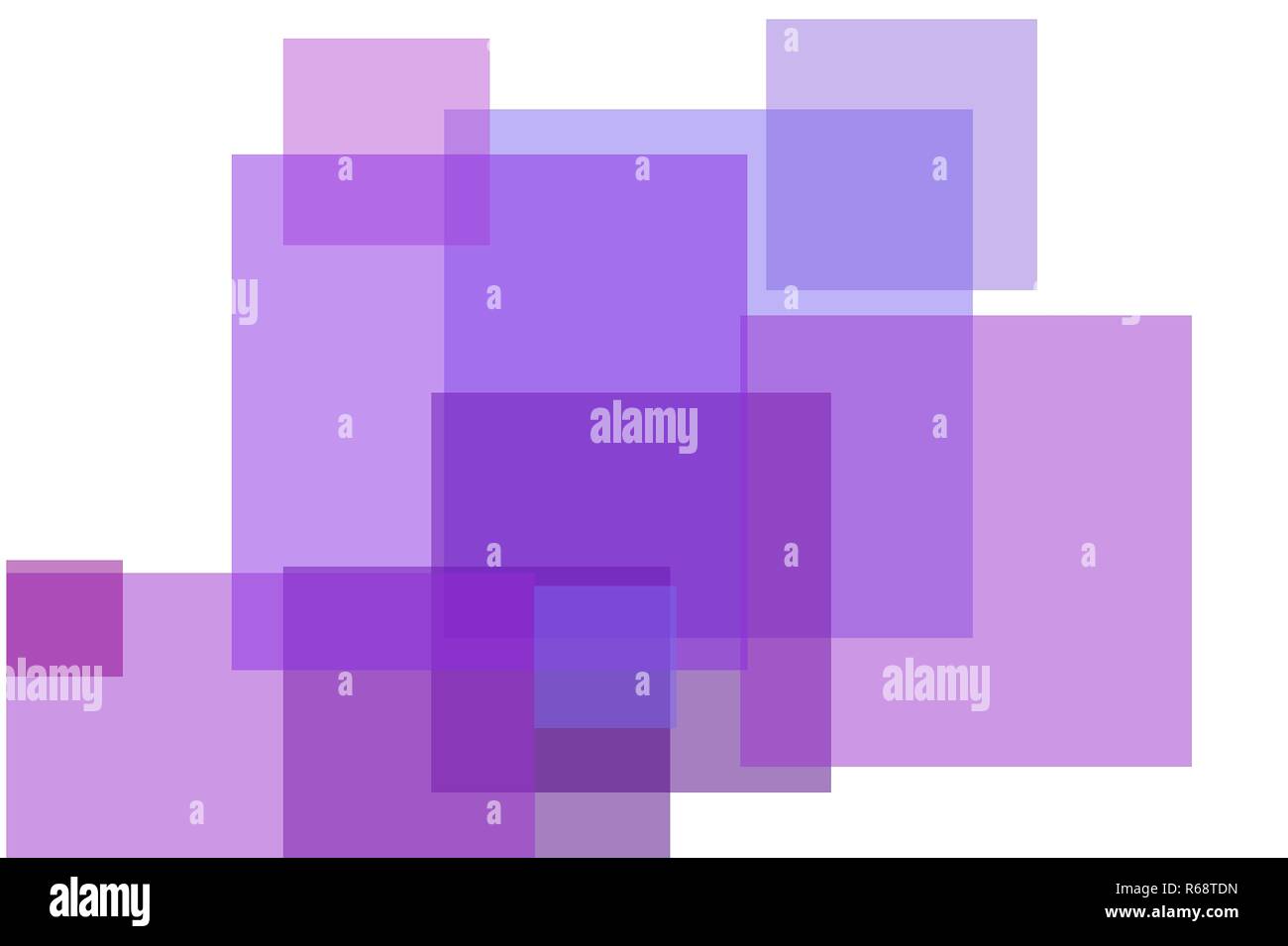 Abstract violet squares illustration background Stock Photo - Alamy