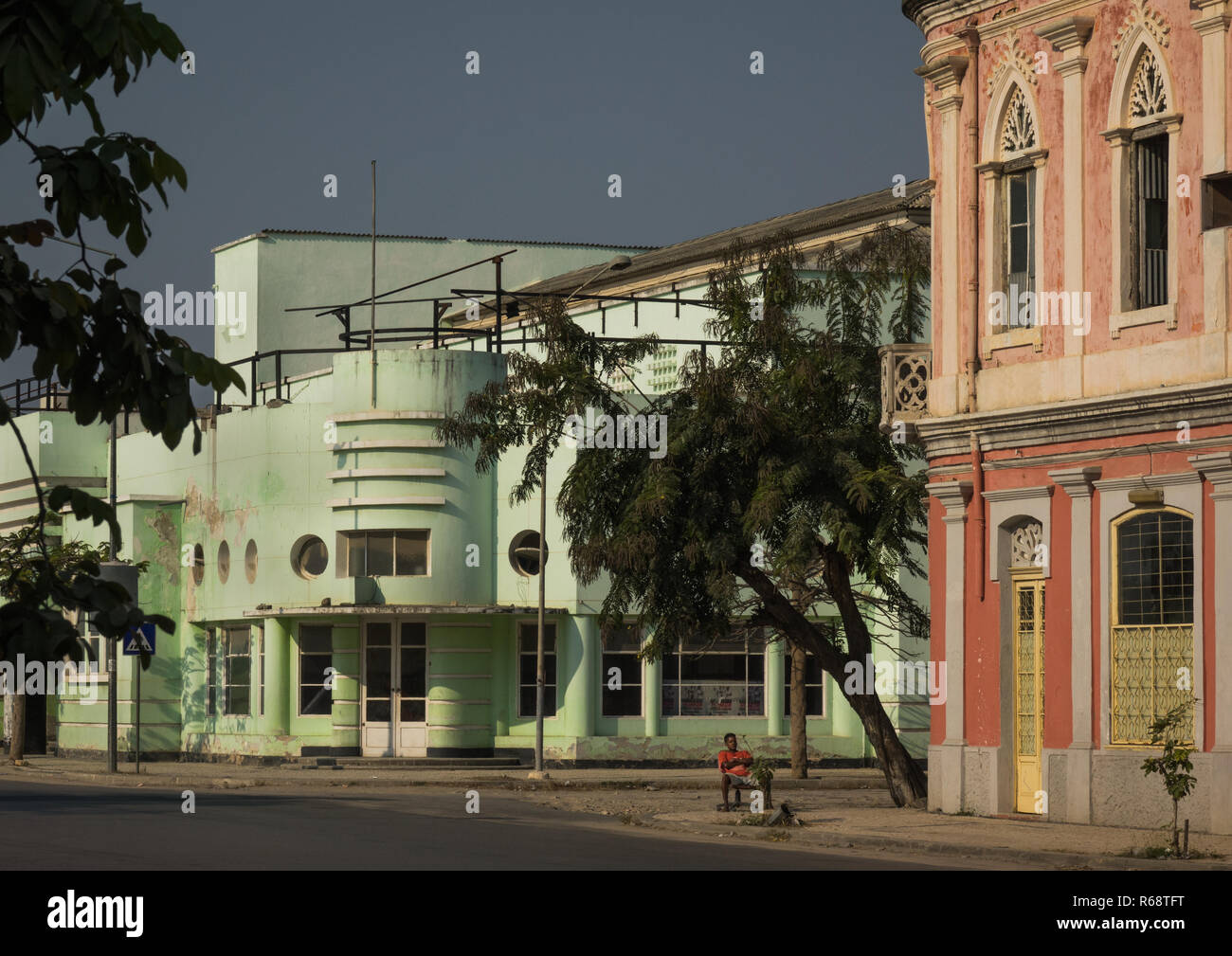 Cine Teatro Imperium, an Art Deco Portuguese style building, Benguela ...