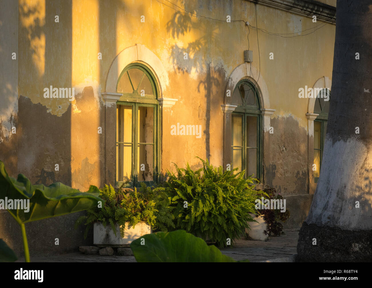 Old portuguese colonial warehouse, Benguela Province, Benguela, Angola ...