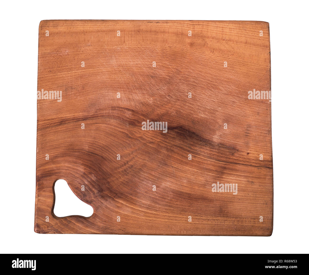 square old kitchen wooden board Stock Photo - Alamy