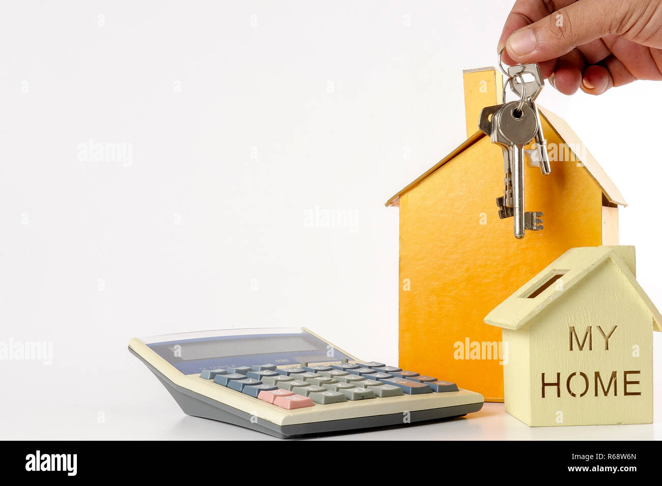 Real estate concept hand hi-res stock photography and images - Alamy