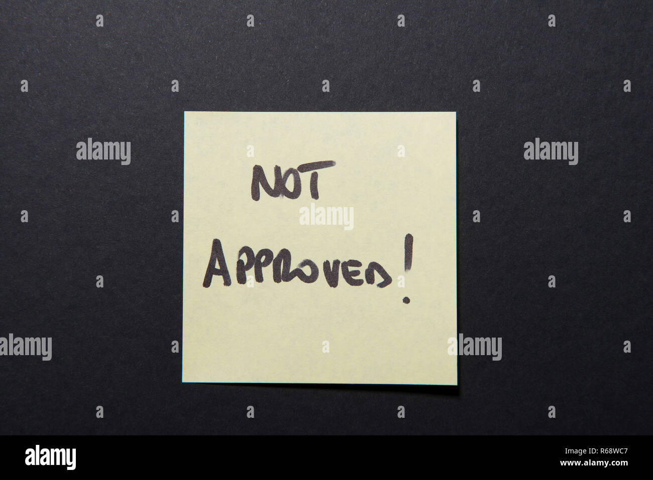 Not approved hi-res stock photography and images - Alamy
