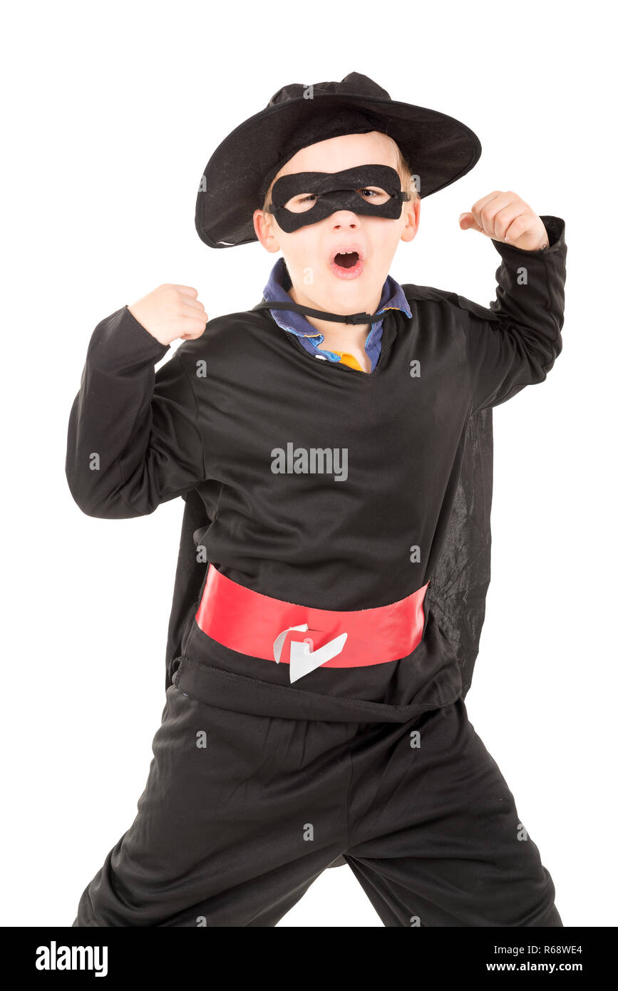 Boy with Costume Stock Photo - Alamy
