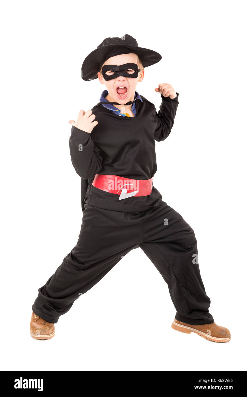 Boy with Costume Stock Photo - Alamy