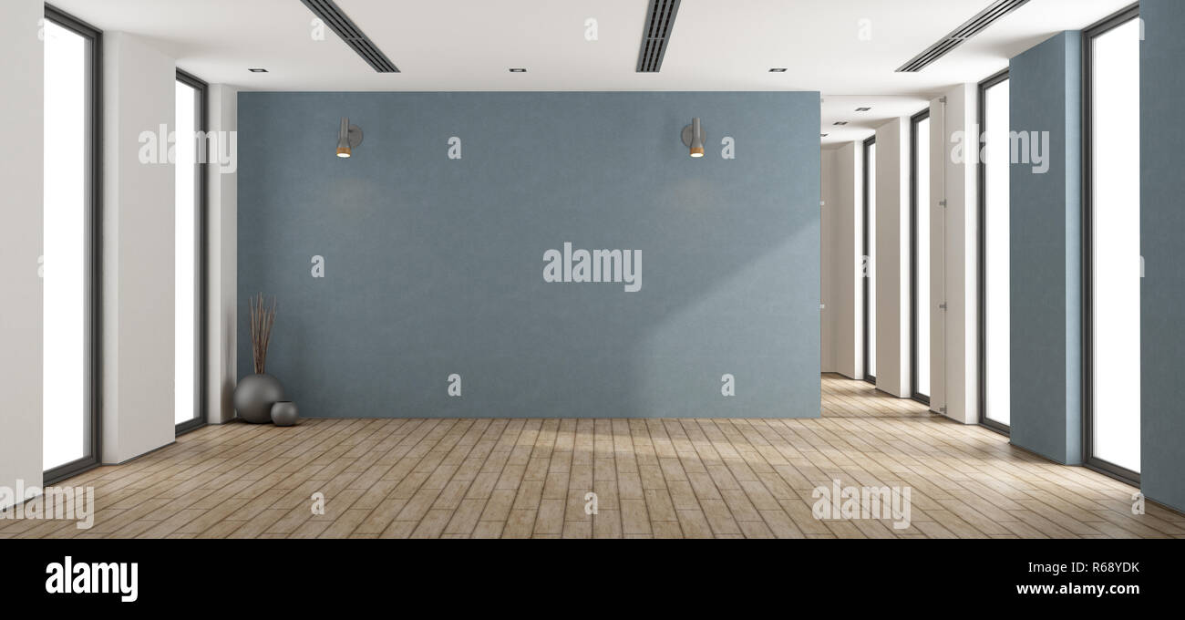 Empty minimalist interior Stock Photo - Alamy