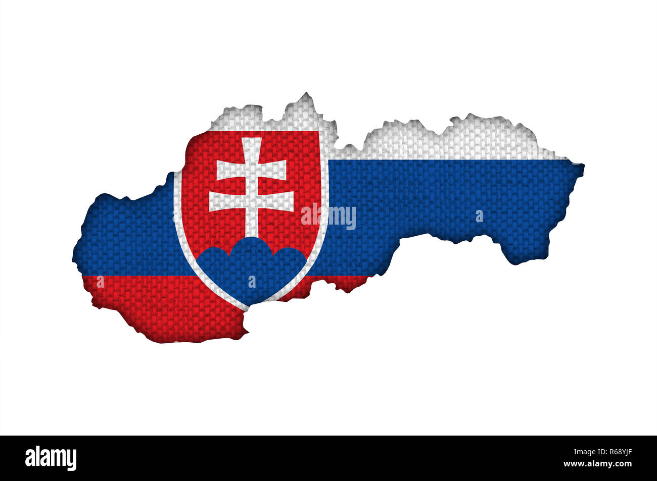 Slovakia flag and map hi-res stock photography and images - Alamy