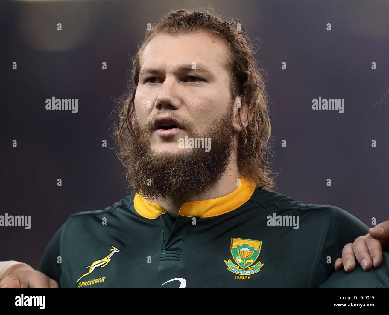 South Africa's RG Snyman during the Autumn International at The ...