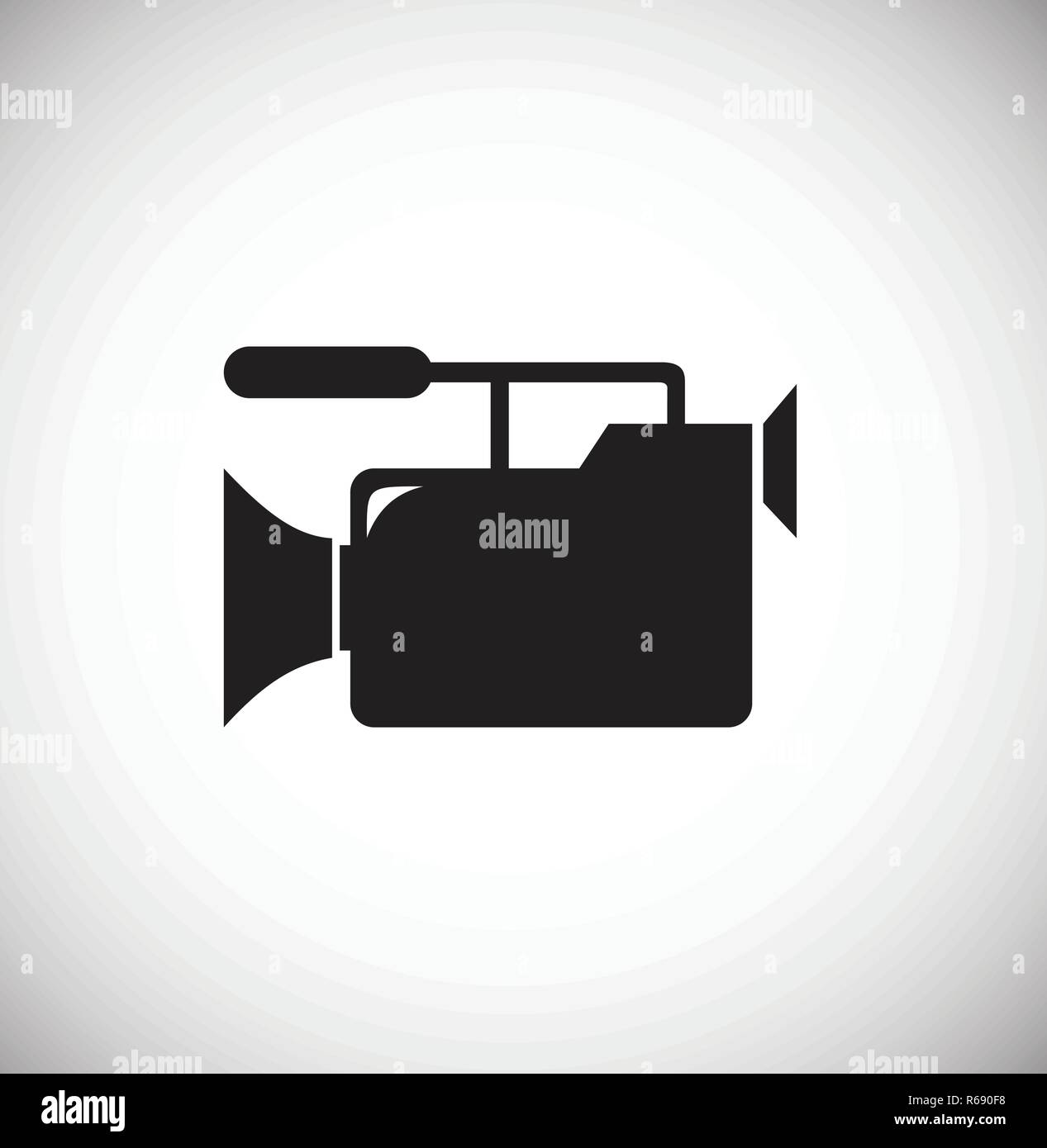 Wedding videography icon on white background for graphic and web design ...