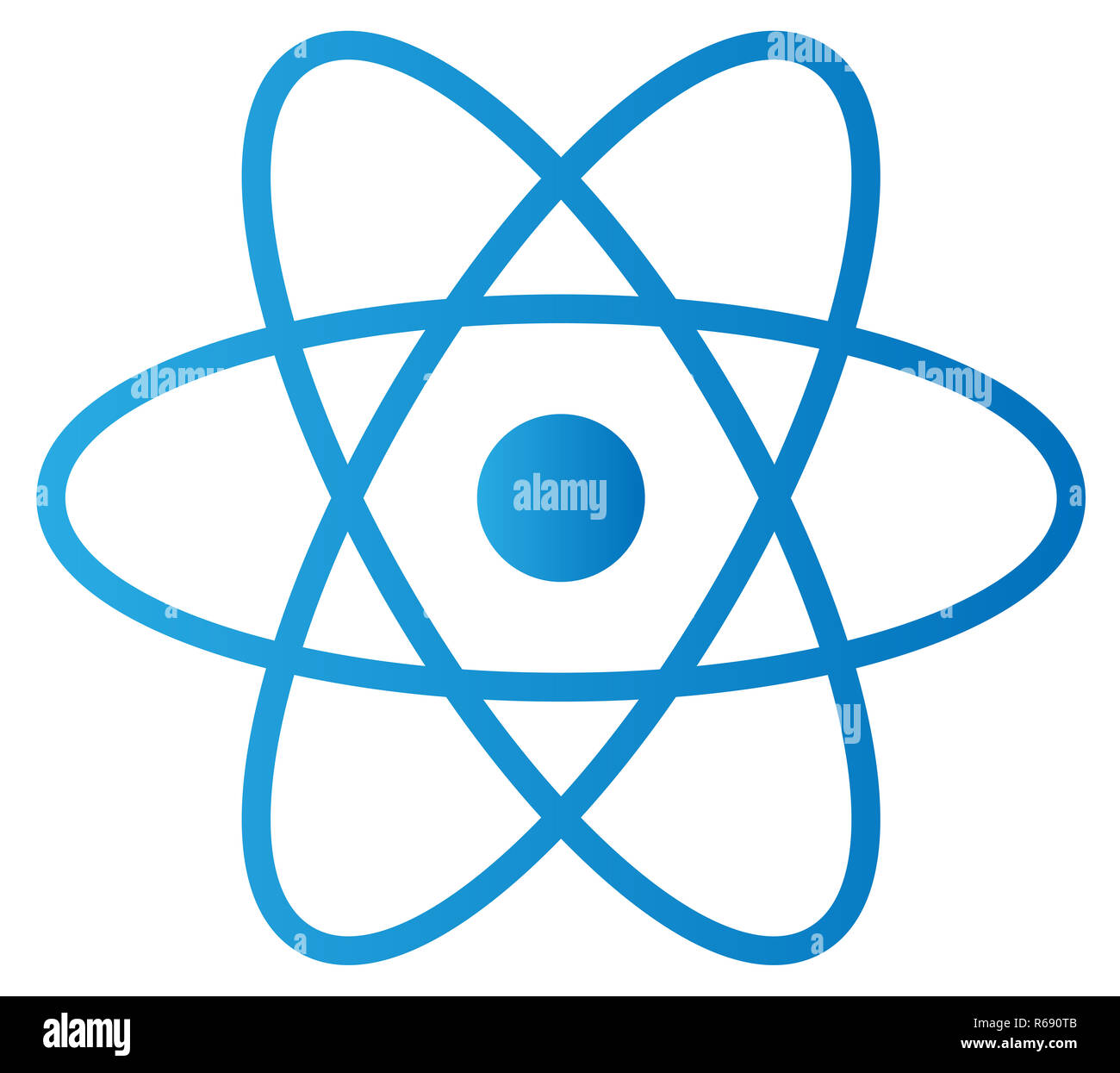 Abstract Isolated Atom Stock Photo - Alamy
