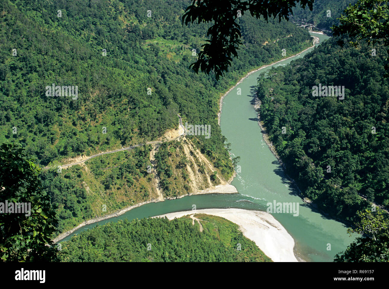 Teesta River, Darjeeling, West Bengal, India, Asia Stock Photo - Alamy