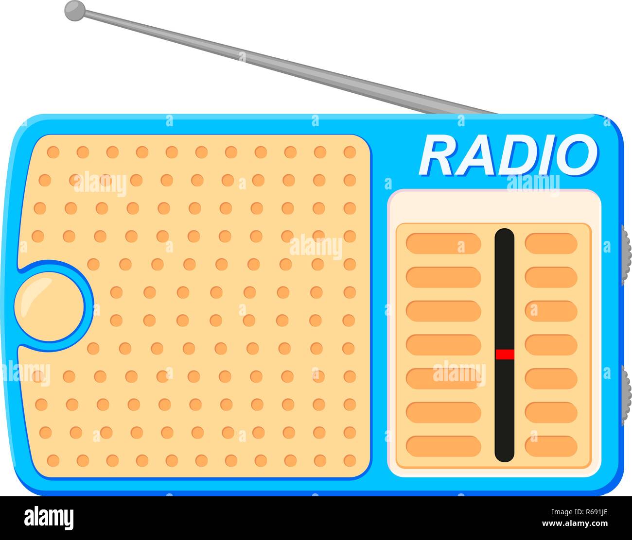 Cartoon radio hi-res stock photography and images - Alamy