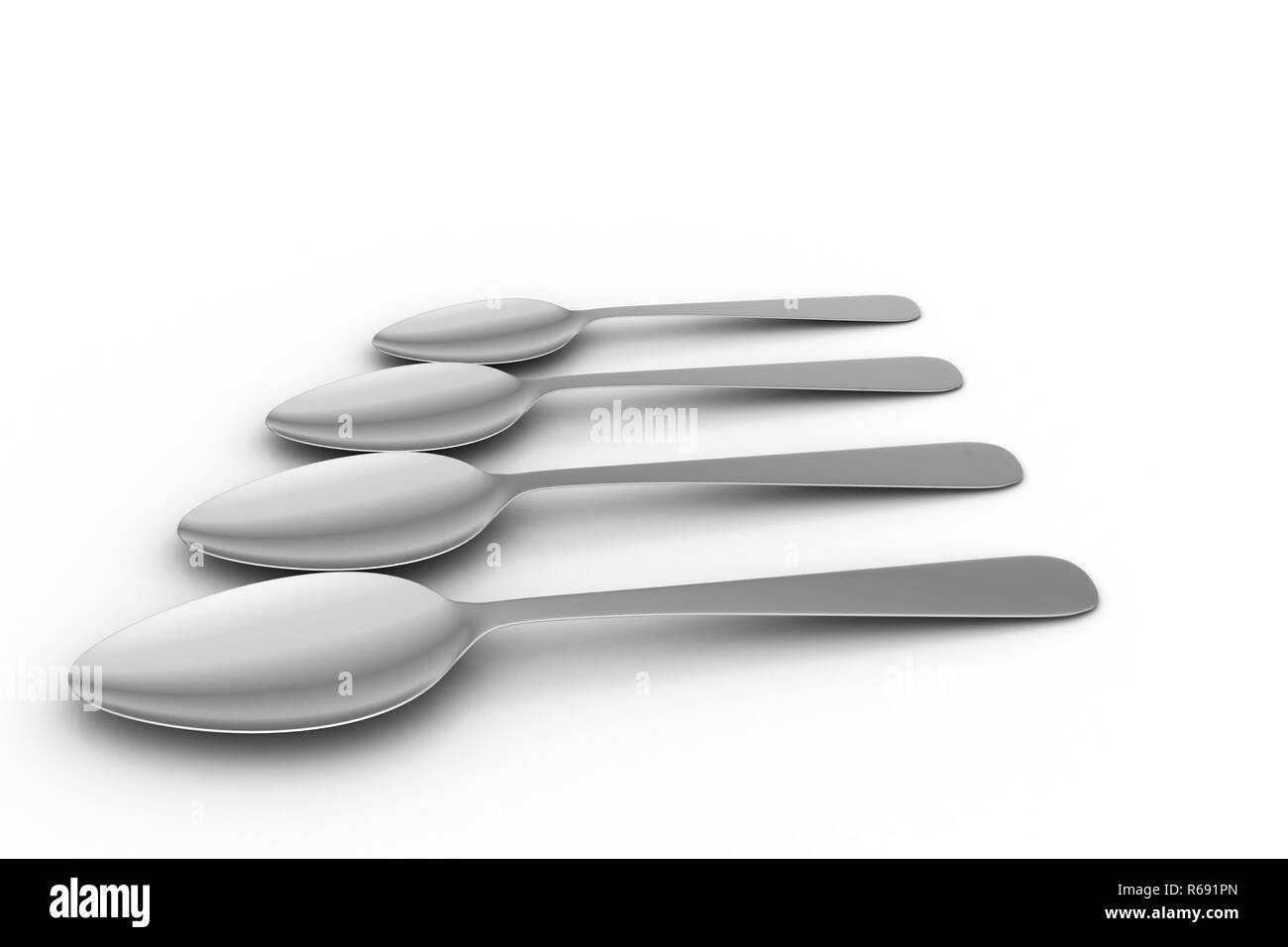 set of spoons Stock Photo - Alamy
