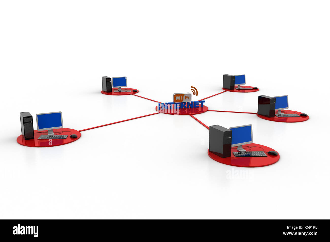 Database presentation background technology Cut Out Stock Images ...