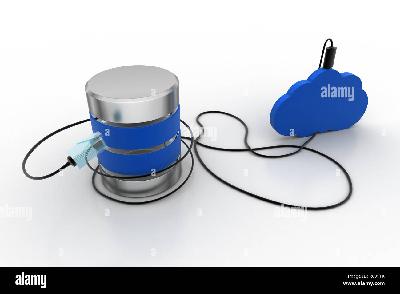 Cloud computing database Stock Photo - Alamy