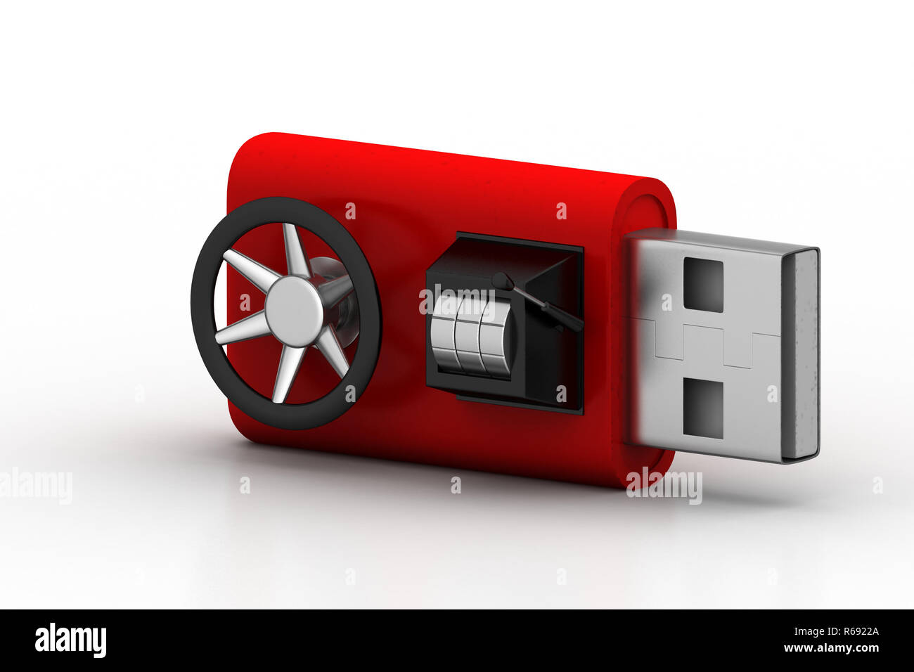 Usb drive with security system Stock Photo - Alamy