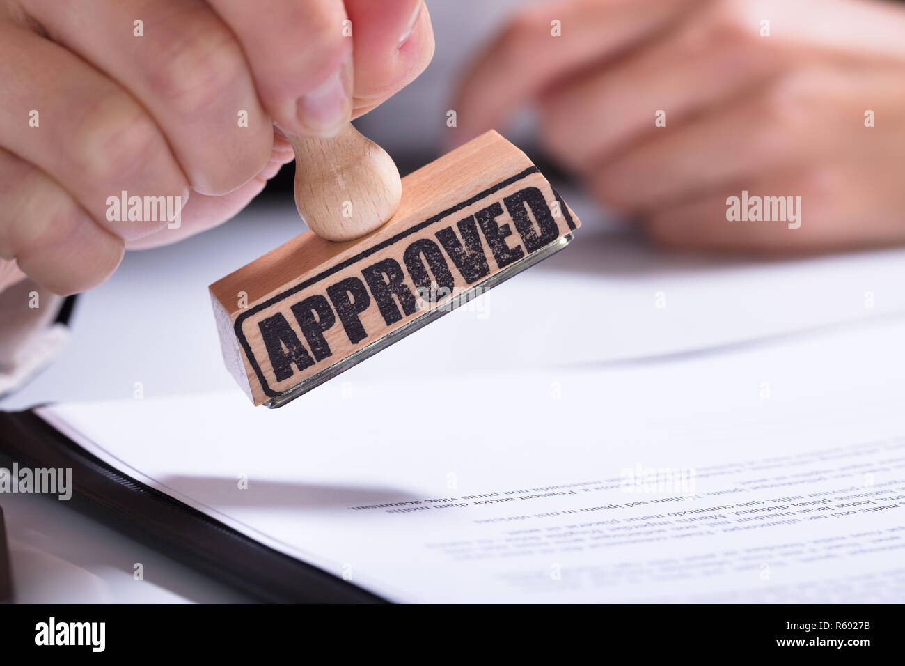 Job application approved stamp hi-res stock photography and images - Alamy