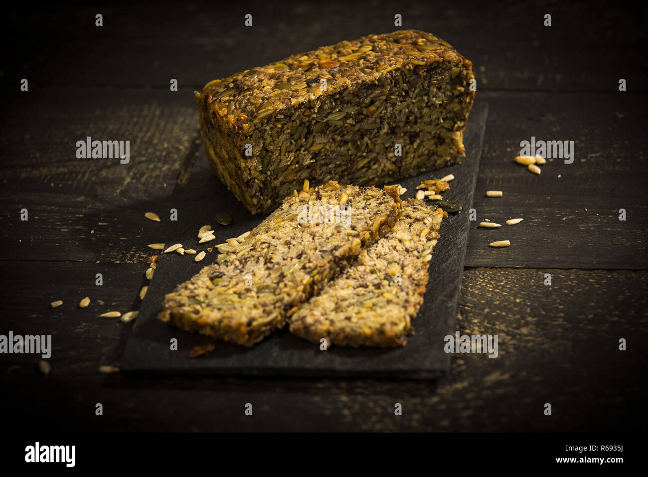Whole And Pure Oat Bread Wholemeal Bread With Whole Oatmeal Flakes Soya ...