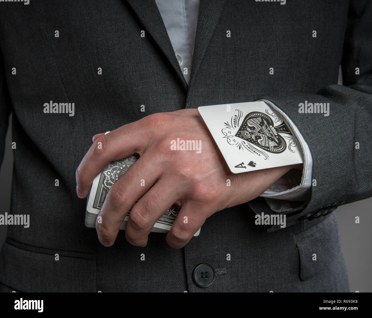 The Close Up Magier Jeremy Rowe Stock Photo - Alamy