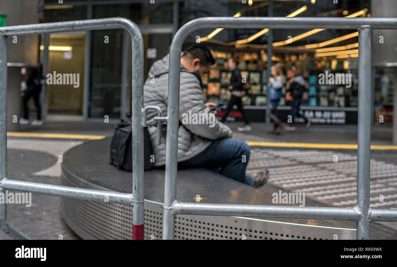 Behind The Barriers Stock Photo - Alamy