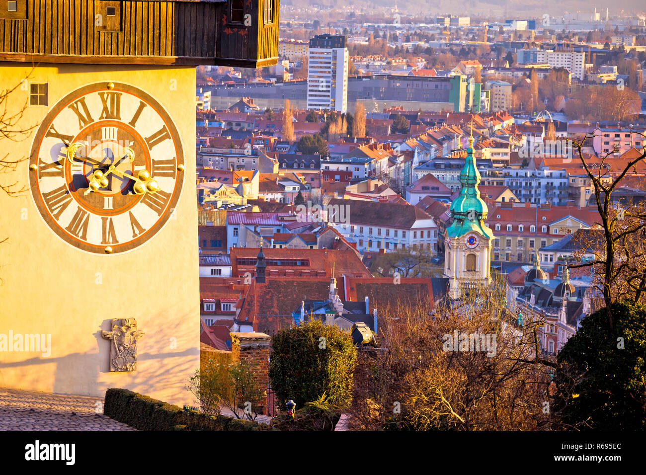 Graz from above hi-res stock photography and images - Alamy