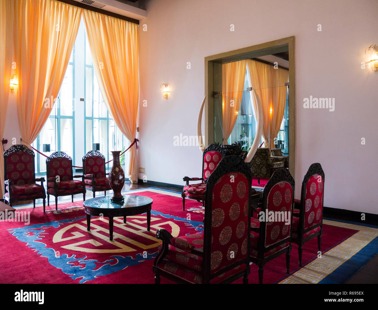 First Lady's reception room second floor Reunification Palace Dinh ...