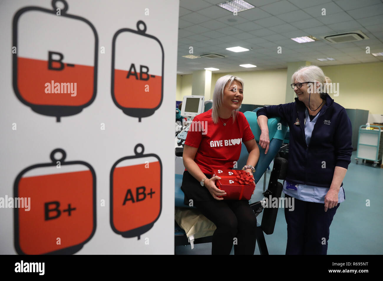 Twenty-three old Jemma McSheffery chats with nurse Barbara Boyle (right ...