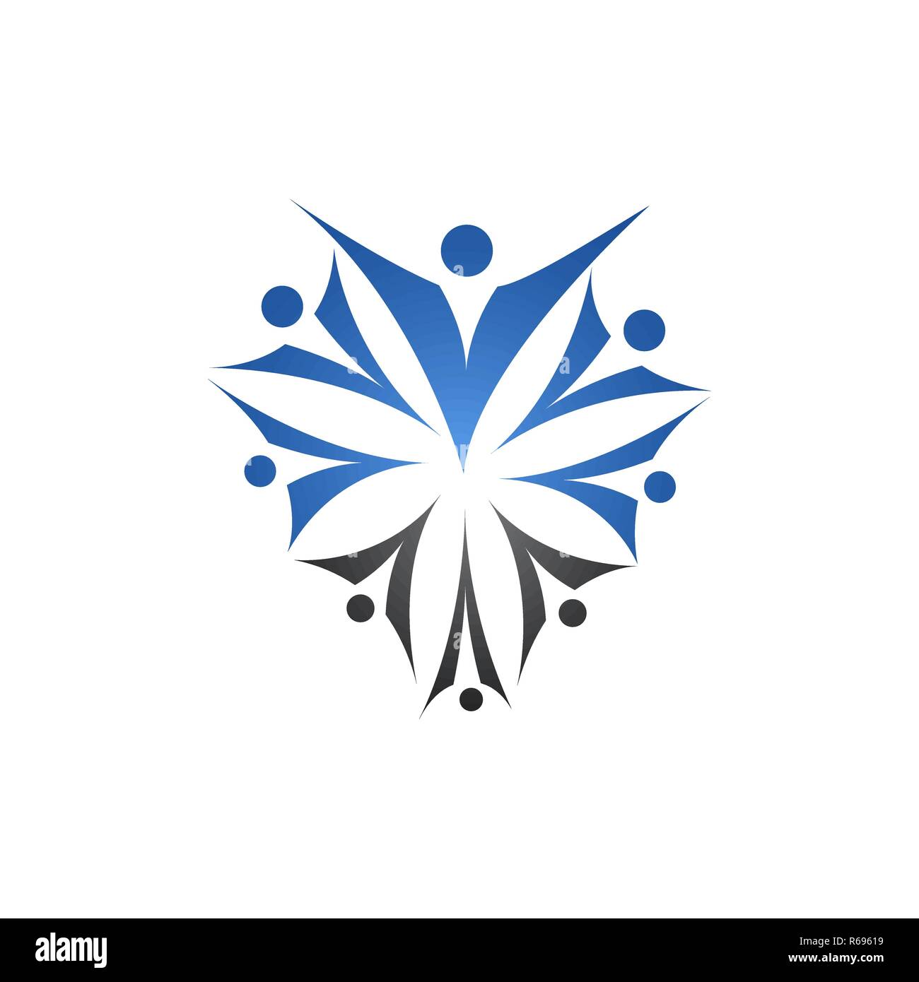 Meeting three people Stock Vector Images - Alamy