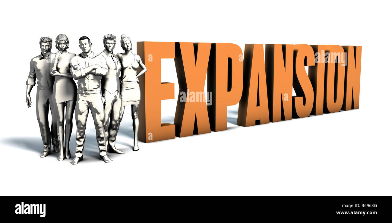 Business People Expansion Art Stock Photo - Alamy