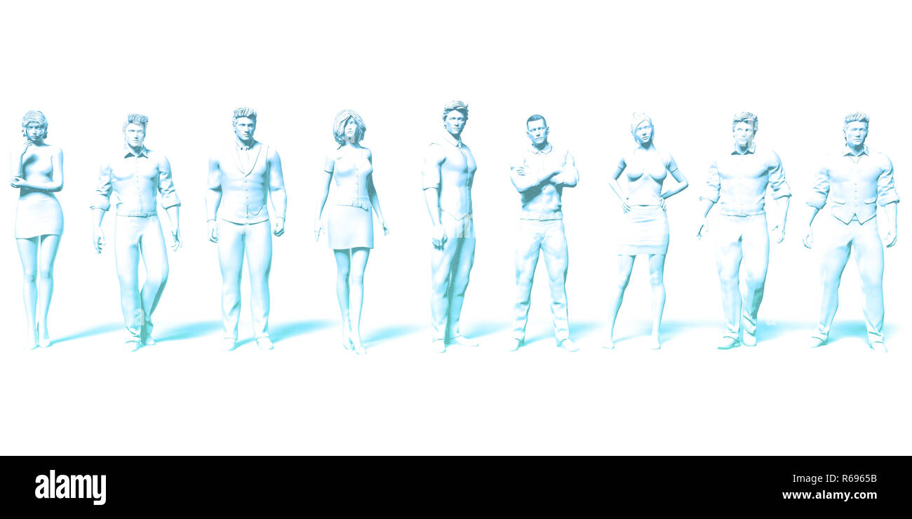 Diversity inclusion design Cut Out Stock Images & Pictures - Alamy