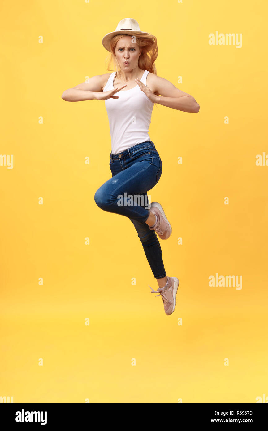 Karate Woman Kick High Resolution Stock Photography and Images - Alamy