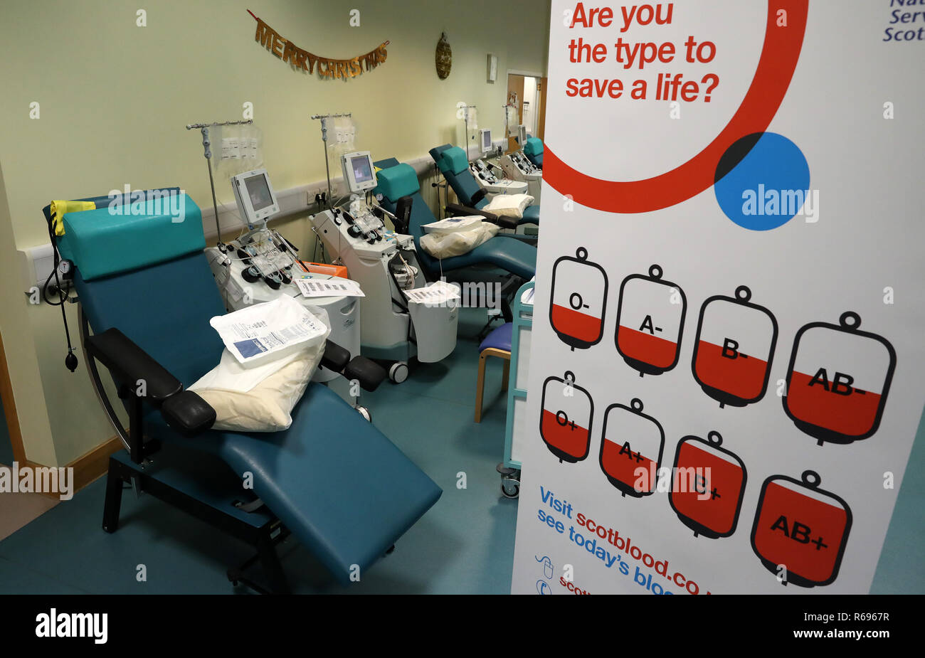A general view of the Glasgow Donor Centre as the Scottish national ...