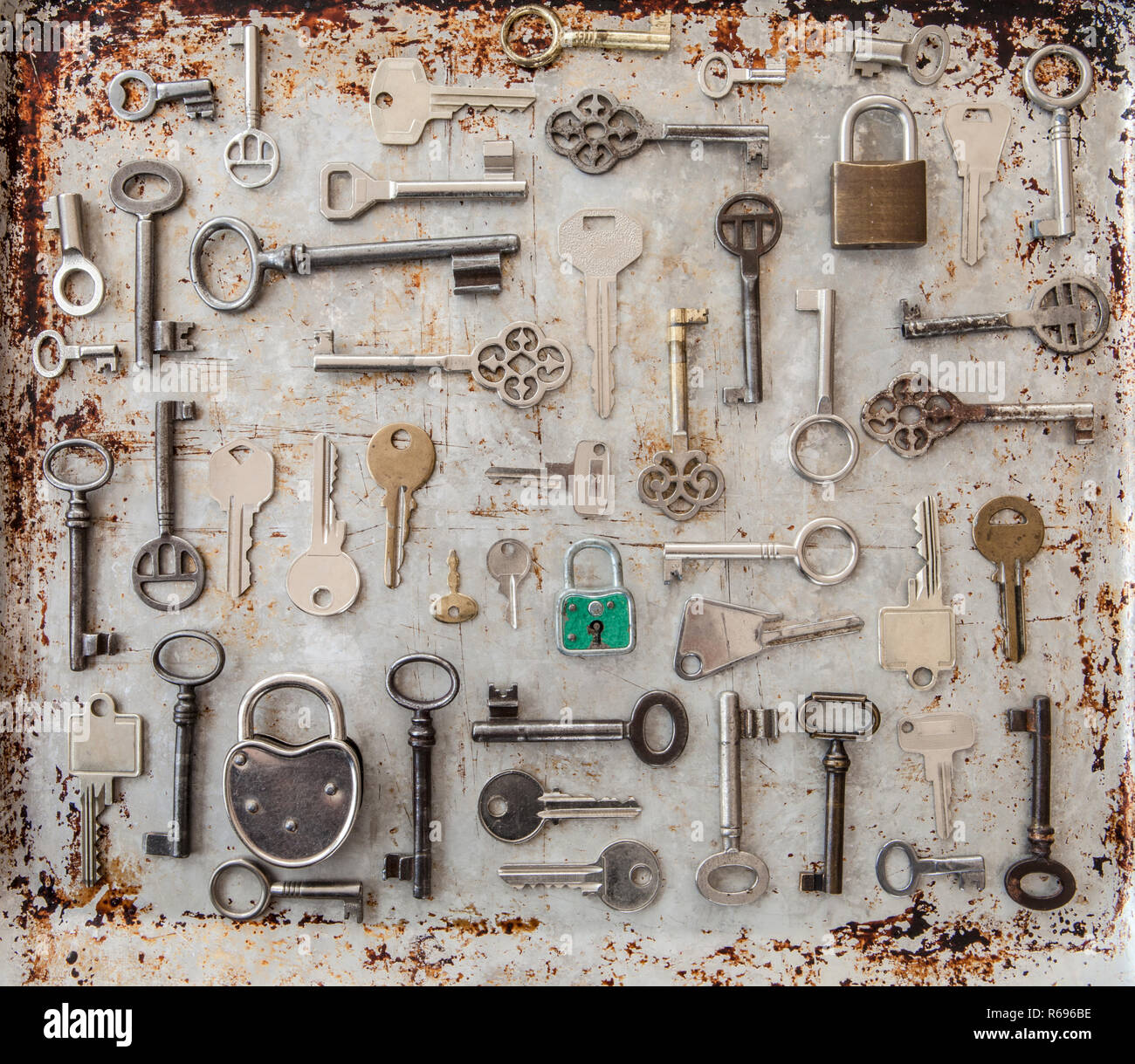Variety Of Keys Stock Photo - Alamy