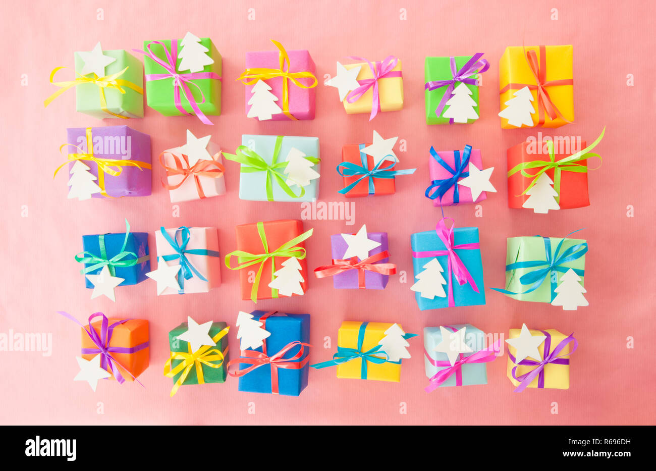 Colorful Christmas Presents Stock Photo - Alamy Colorful Christmas Presents Stock Photo - Alamy