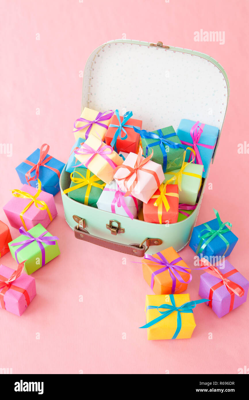 Colorful Christmas Presents Stock Photo - Alamy