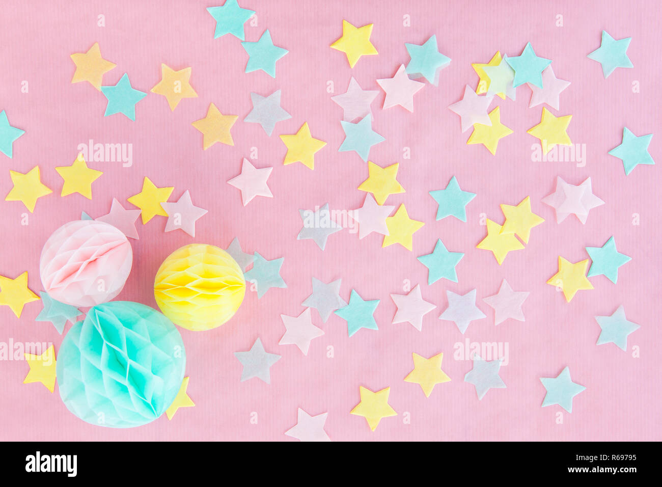 Colorful Party Decorations Stock Photo - Alamy