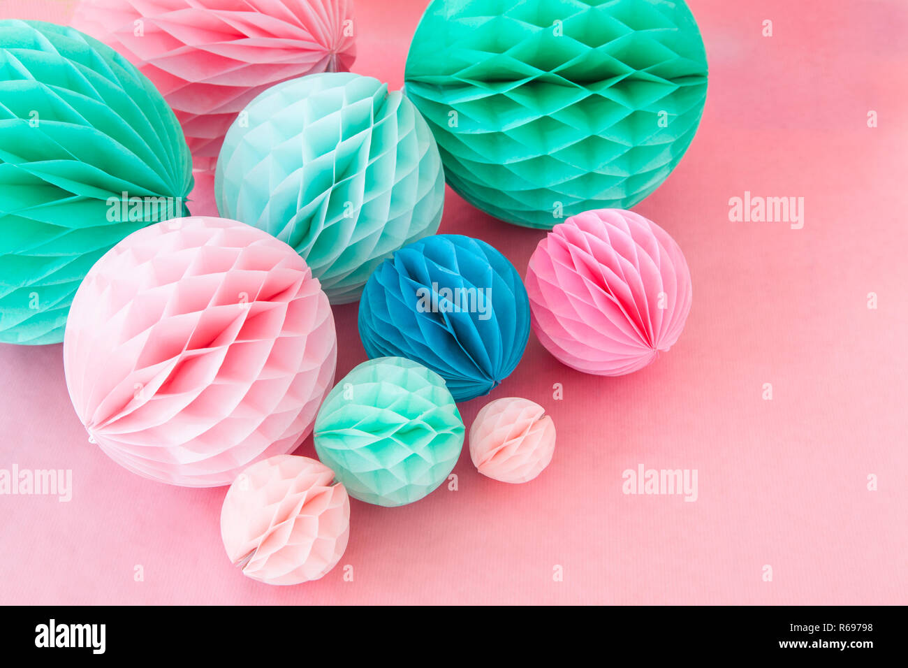 Colorful Party Decorations Stock Photo - Alamy
